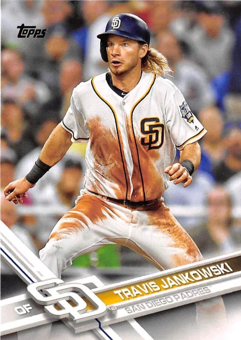 Amazon.com: 2017 Topps Series 1#124 Travis Jankowski San Diego Padres ...