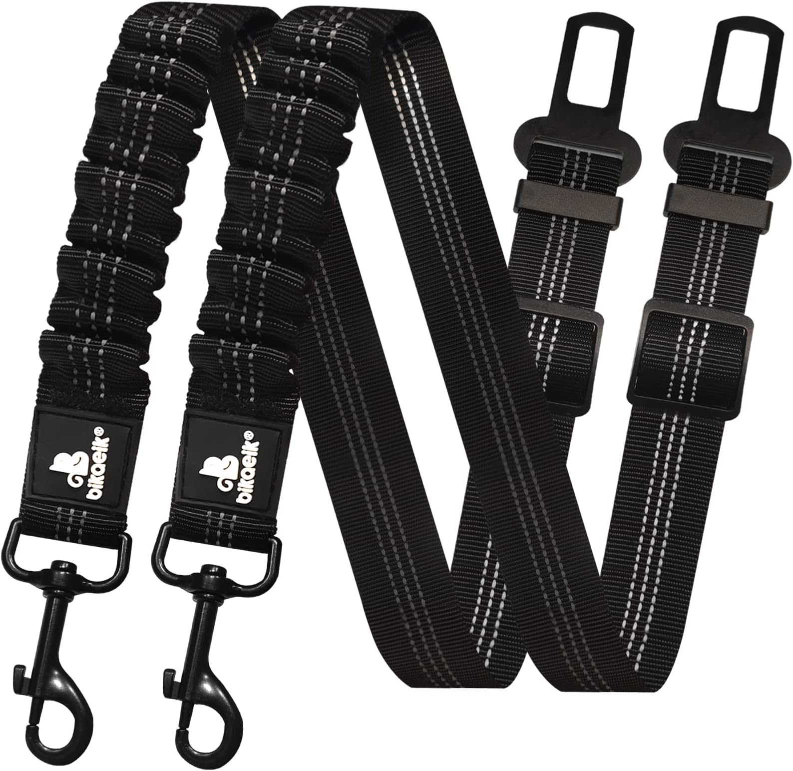 Amazon.com : BOOOMU Dog Seat Belt,Belt for Dogs with Elastic Bungee ...