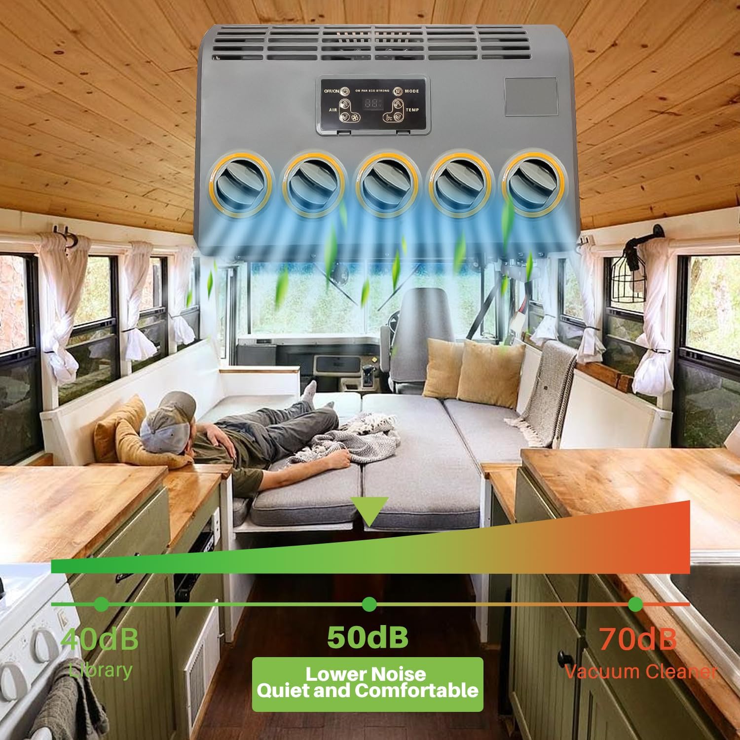 24 Air Conditioner 8000BTU, Mini Split 24 Volt Air Conditioner, Road ...