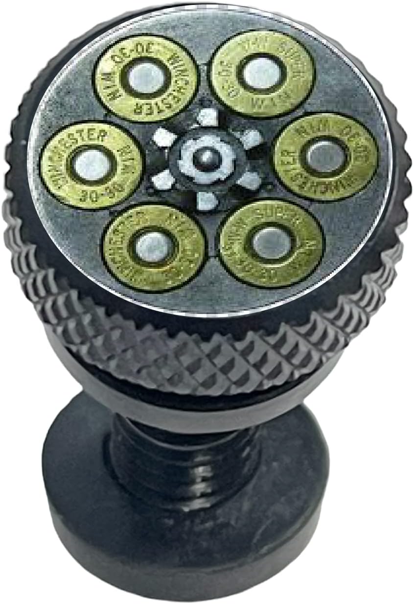 Amazon.com: Revolver Knurled Aluminum Rear 1/4-20 Seat Bolt Fits Harley ...