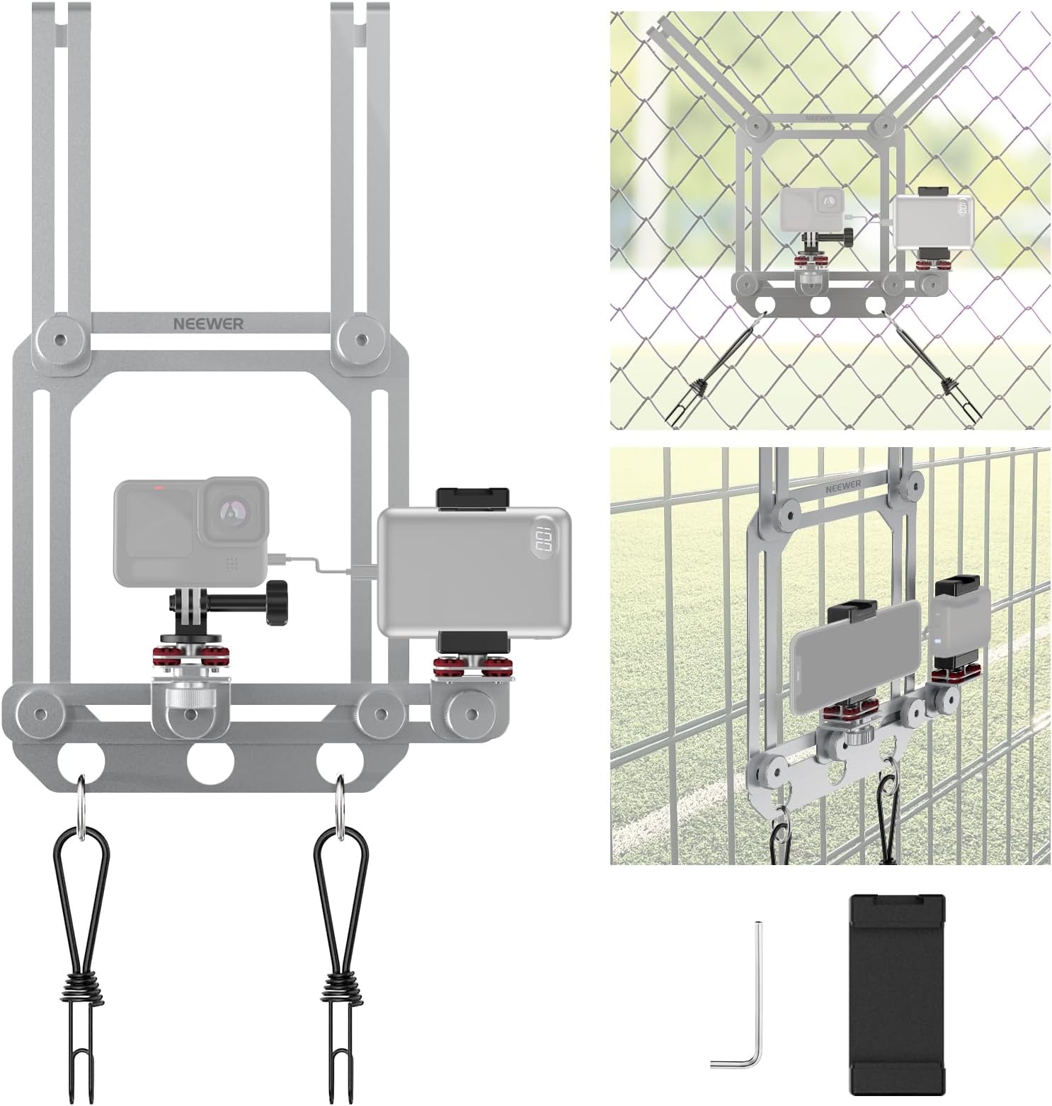 Amazon.com: Proanko Game Changer Mounting Kit Fence Mount for Mevo ...