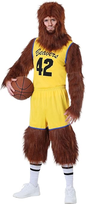 Amazon.com: Teen Wolf Costume Men | Adult Werewolf | Beavers Basketball ...