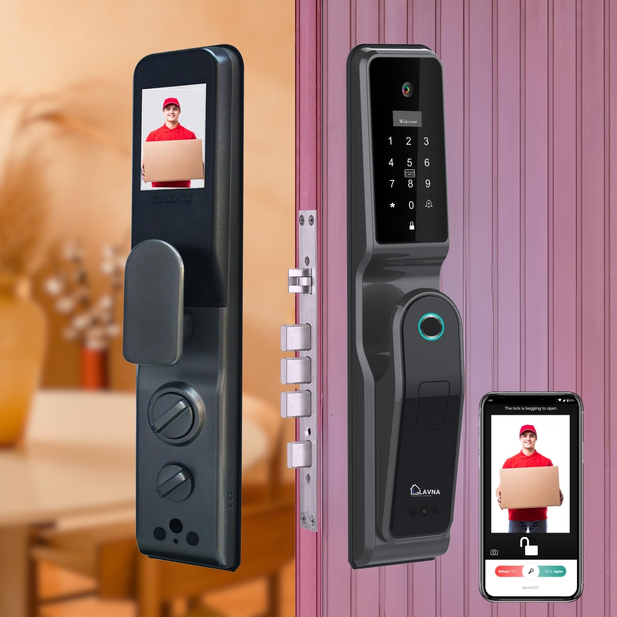 Yale YDM 7116 Smart Digital Door Lock with Mortsie Lock for Main Door ...