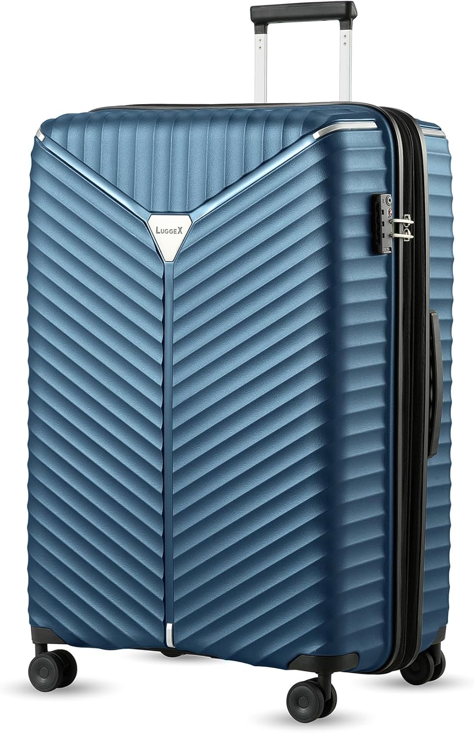 Amazon.com | LUGGEX 28 Inch Luggage with Spinner Wheels - Blue Luggage ...