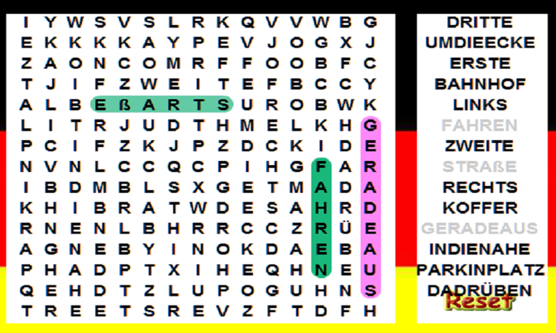 Kids German Word Search - Practice Your German While Playing Word ...