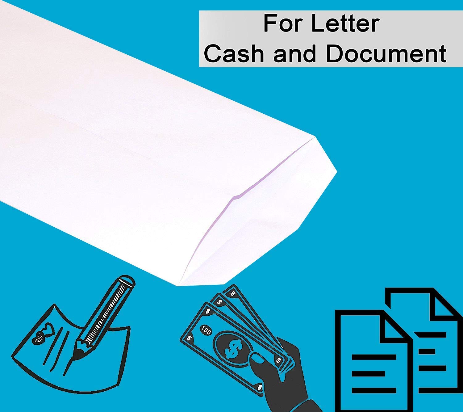 Buy Generic 100GSM Paper White A4 Size Envelope Ideal For Home Office ...