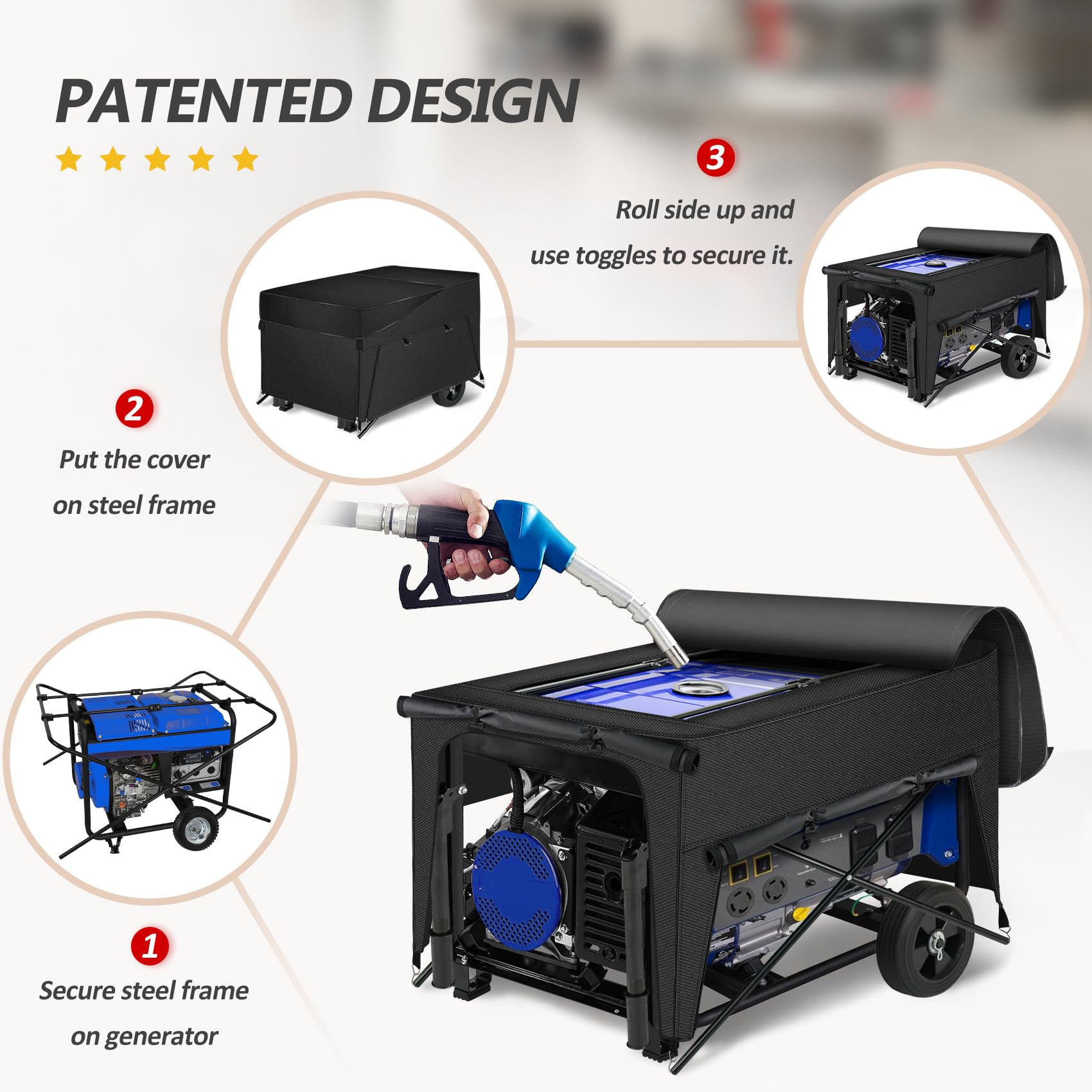 Snapklik.com : Generator Covers Running - Waterproof Generator Rain ...