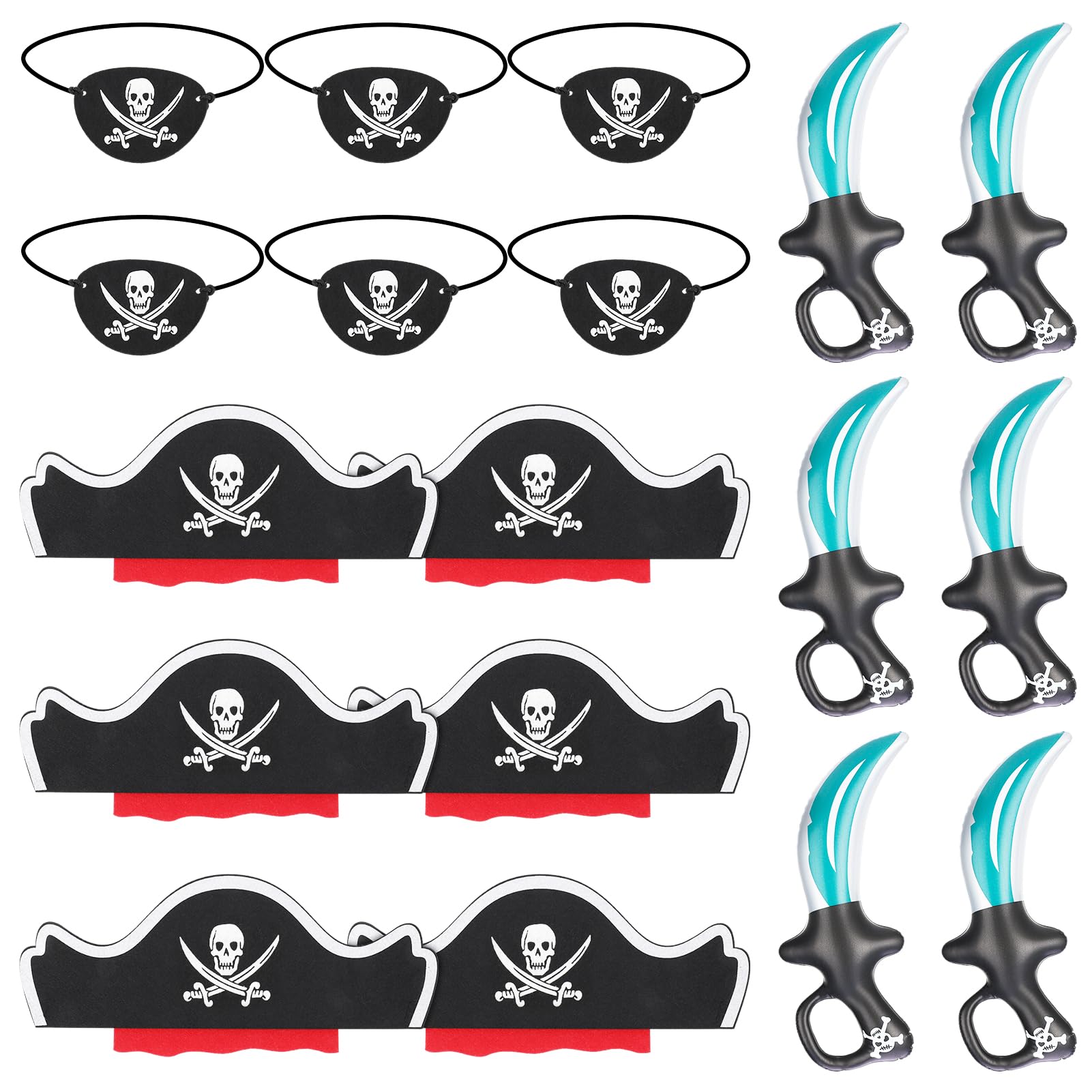 Radsocken 18pcs Children’s Pirate Costumes,Kids Pirate Costumes Pirate ...