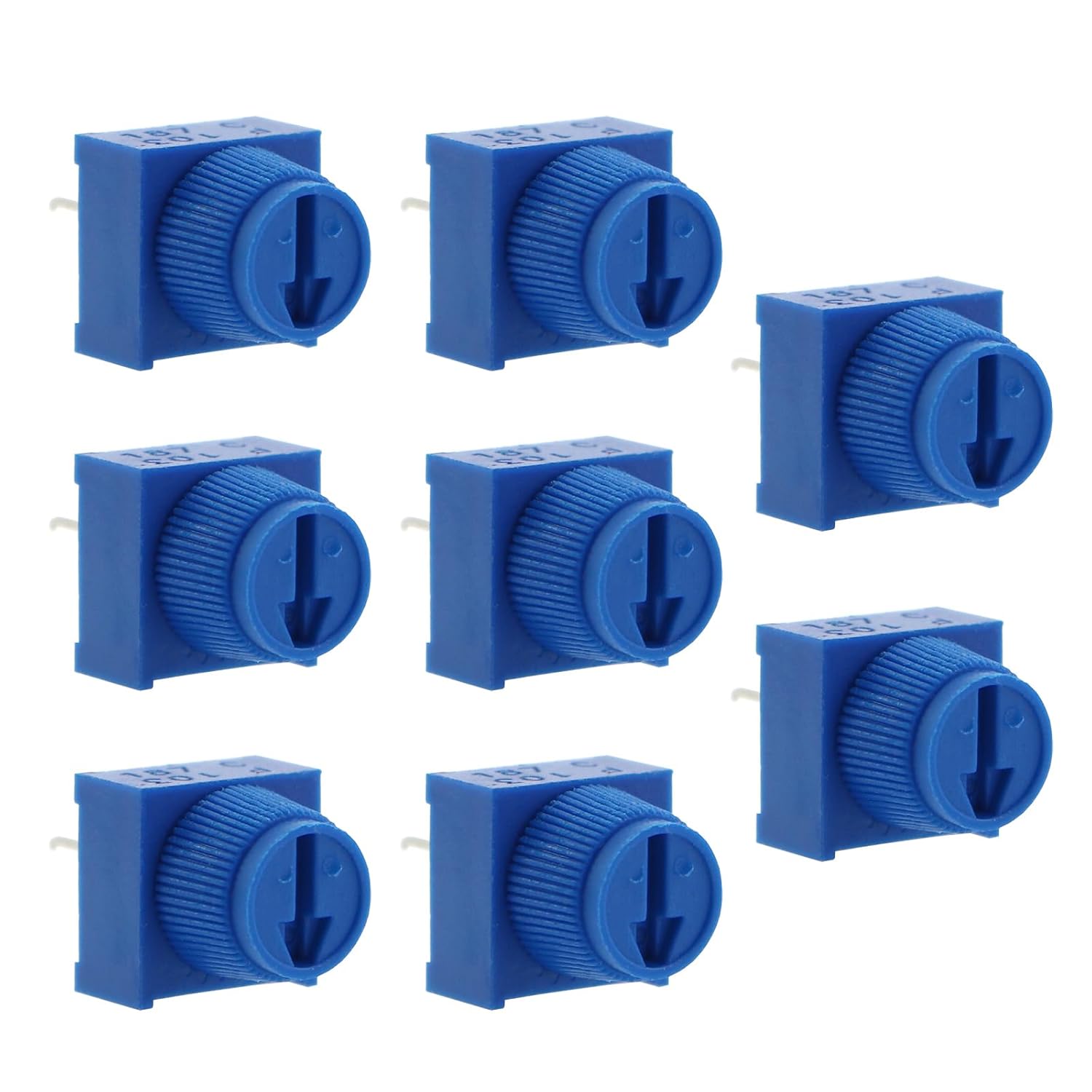 CChiai 8PCS 10K Ohm Trimmer Potentiometer Breadboard Decorative ...