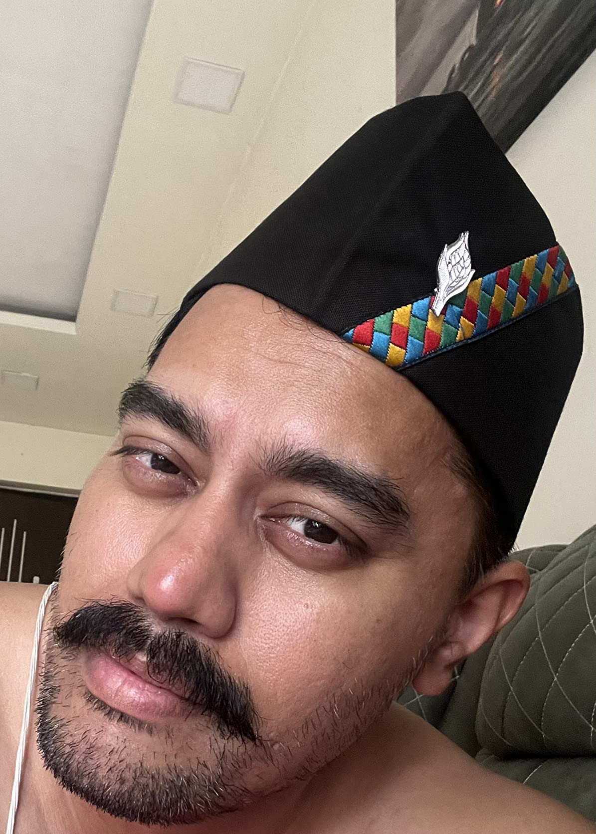 Buy Uttarakhand Traditional Pahadi Topi Black at Amazon.in