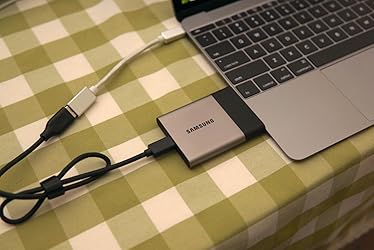 Amazon.com: Samsung T3 Portable SSD - 250GB - USB 3.1 External SSD (MU ...