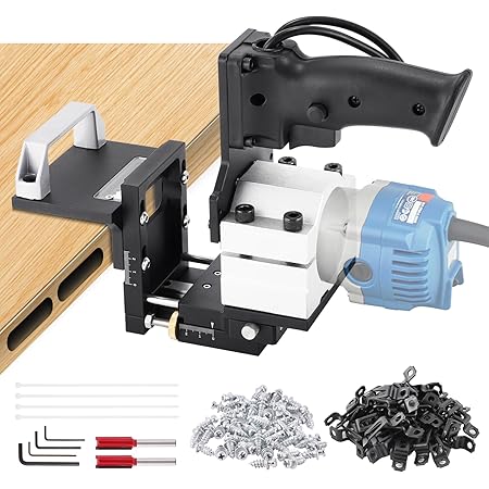 Mortising Jig 2 in 1 Invisible Fastener Slotting Bracket Mortise and ...