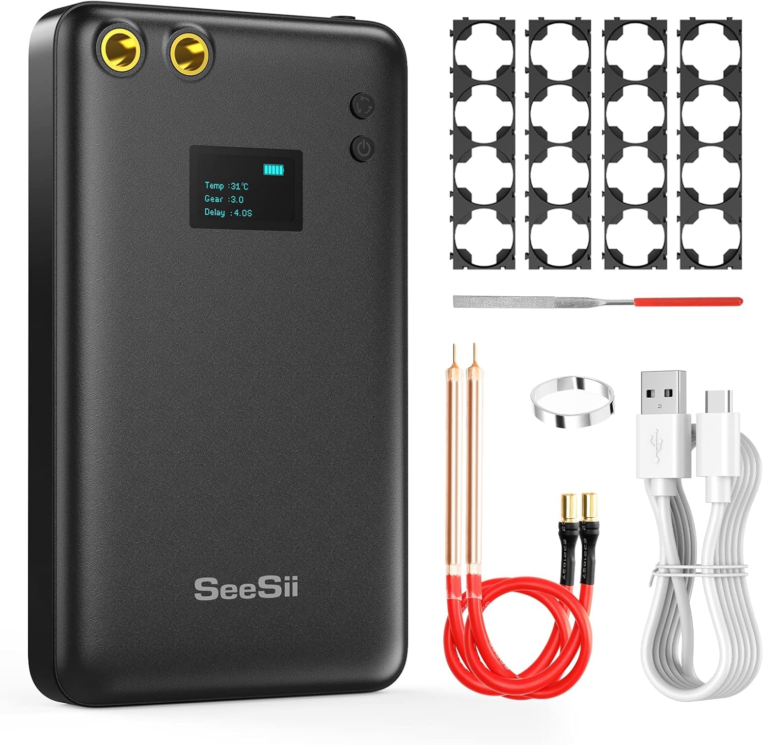 Seesii Mini-Punktschweißgerät, 80 Graden, verstellbar, integrierter ...