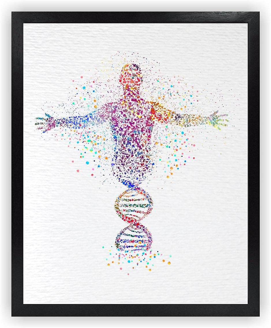 Amazon.com: Dignovel Studios 8X10 Unframed DNA Human Particle Medical ...