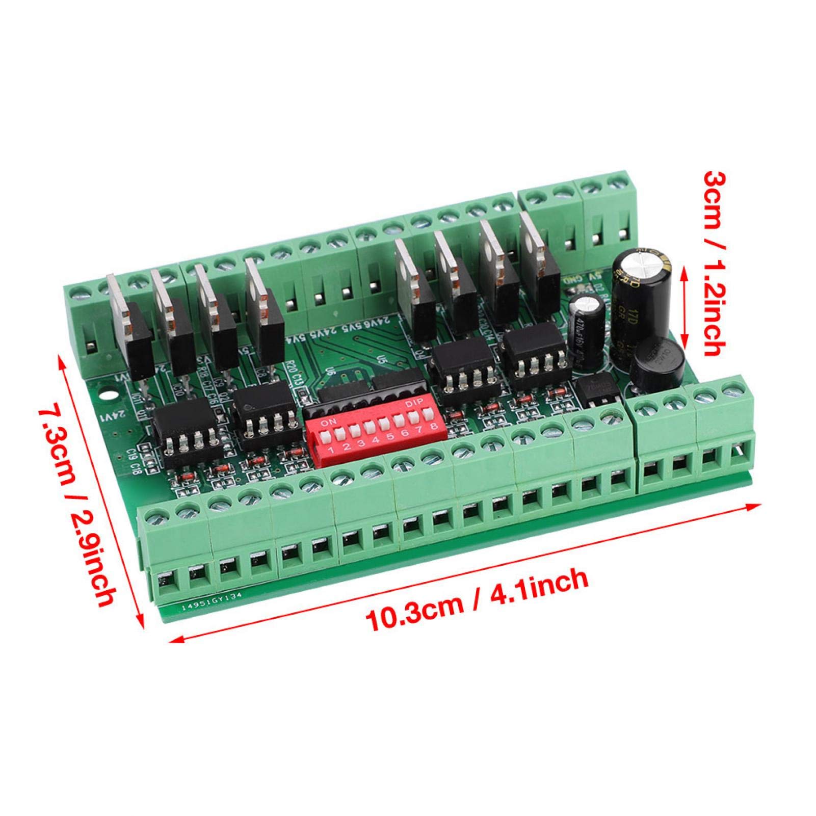 Snapklik.com : Yunir 8-Channel NPN/PNP To NPN 5V/24V Level Converter ...