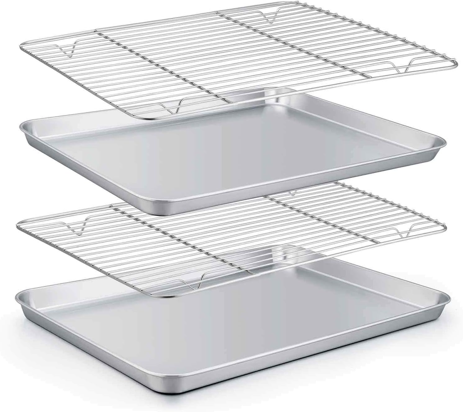 Amazon.com: 360 Stainless Steel Jelly Roll Pan (14"x10"), Handcrafted ...
