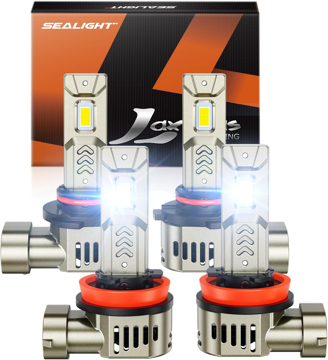 Amazon.com: SEALIGHT 9005/HB3 H11/H9/H8 LED Headlight Bulbs Combo, 68000LM Bright 6500K Daylight ...