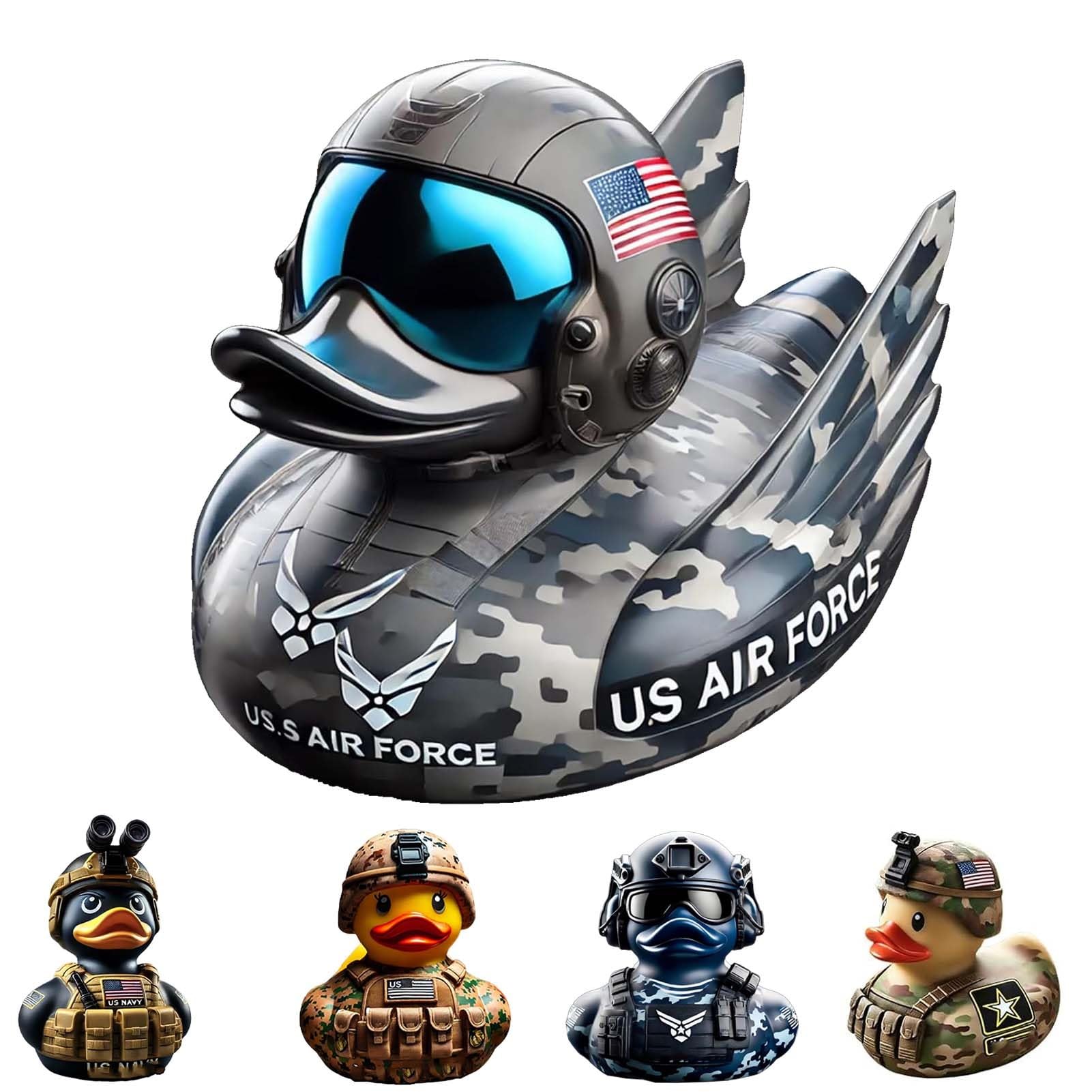 Amazon.com: Armed Army Duck,Veterans Memorial Duck,Army Military Duck ...