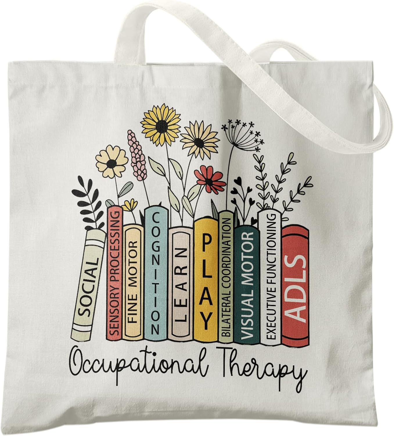 Amazon.com: Veqzc Occupational Therapy Canvas Tote Bag for Women ...