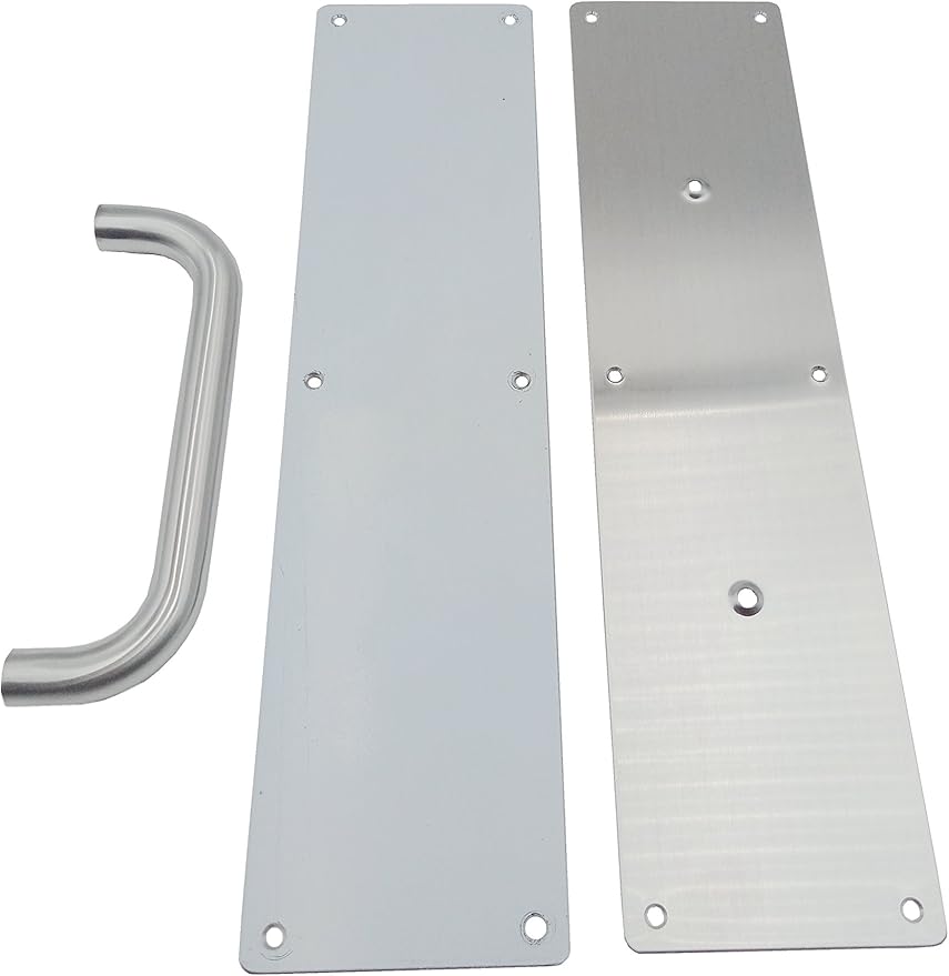 VRSS 304 Stainless Steel Satin Finish Door Push Pull Handles, 100mm ...