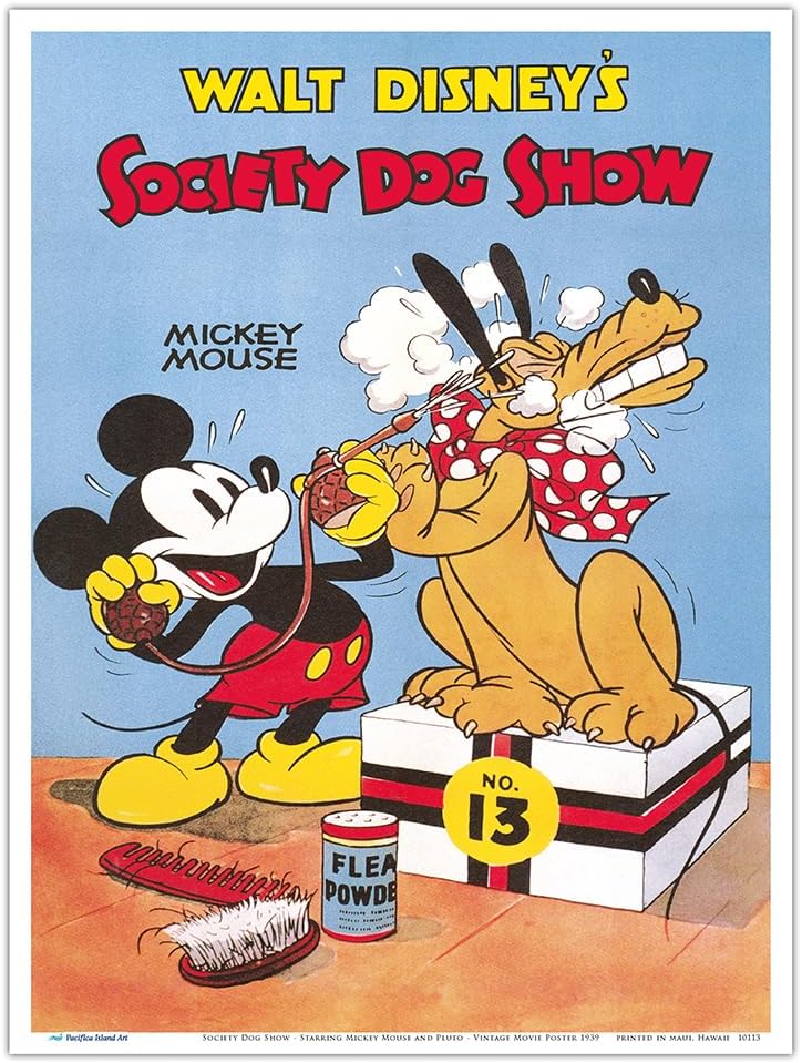 Amazon.com: Society Dog Show - Starring Mickey Mouse and Pluto ...
