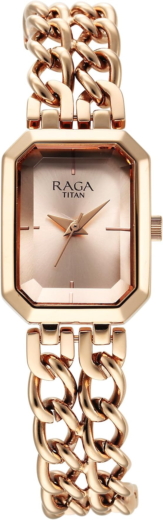 Titan Raga Showstopper Quartz Analog Rose Gold Dial Rose Gold Metal ...