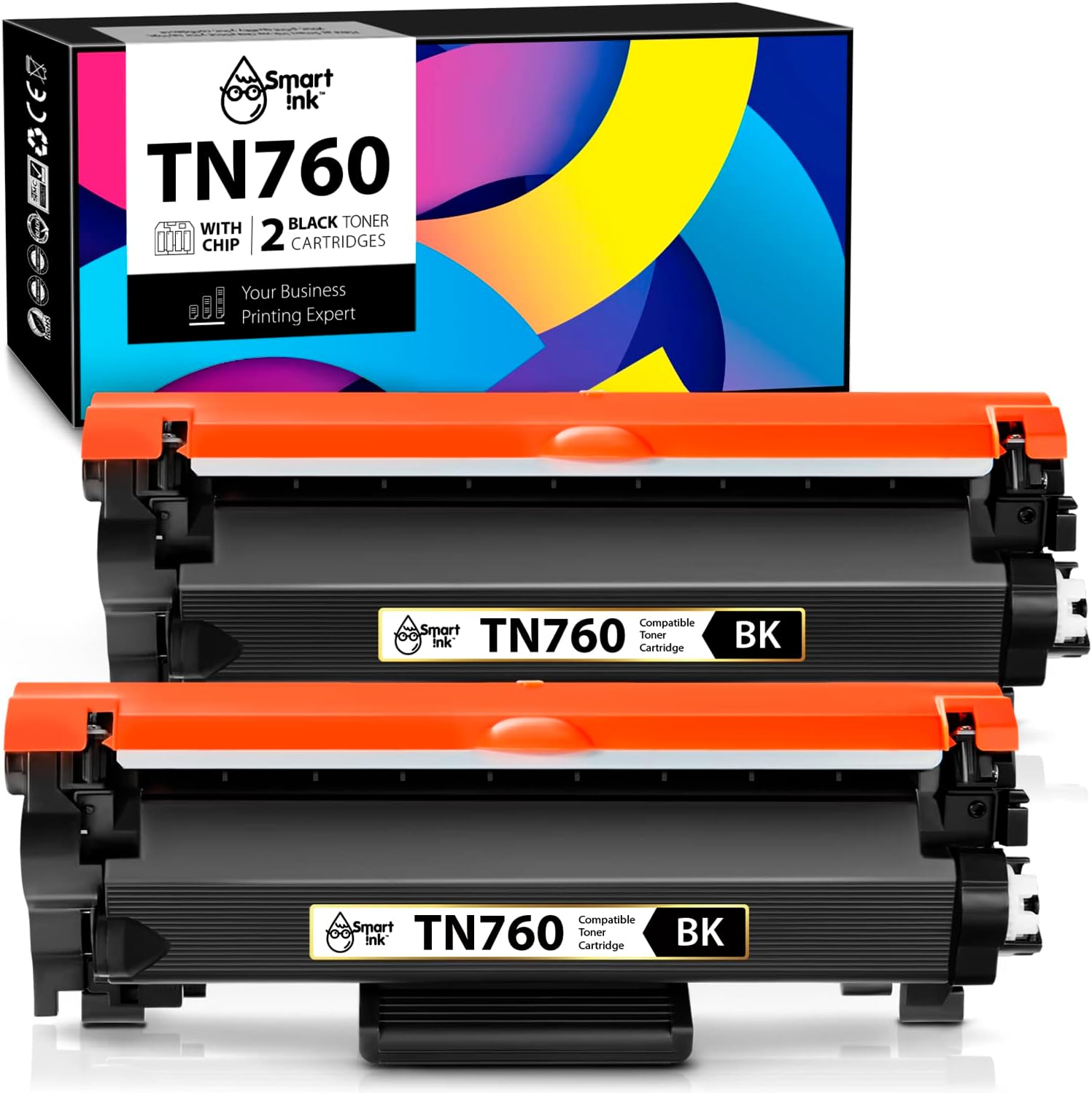 Smart Ink Compatible Toner Cartridge Replacement for Brother TN760 TN ...