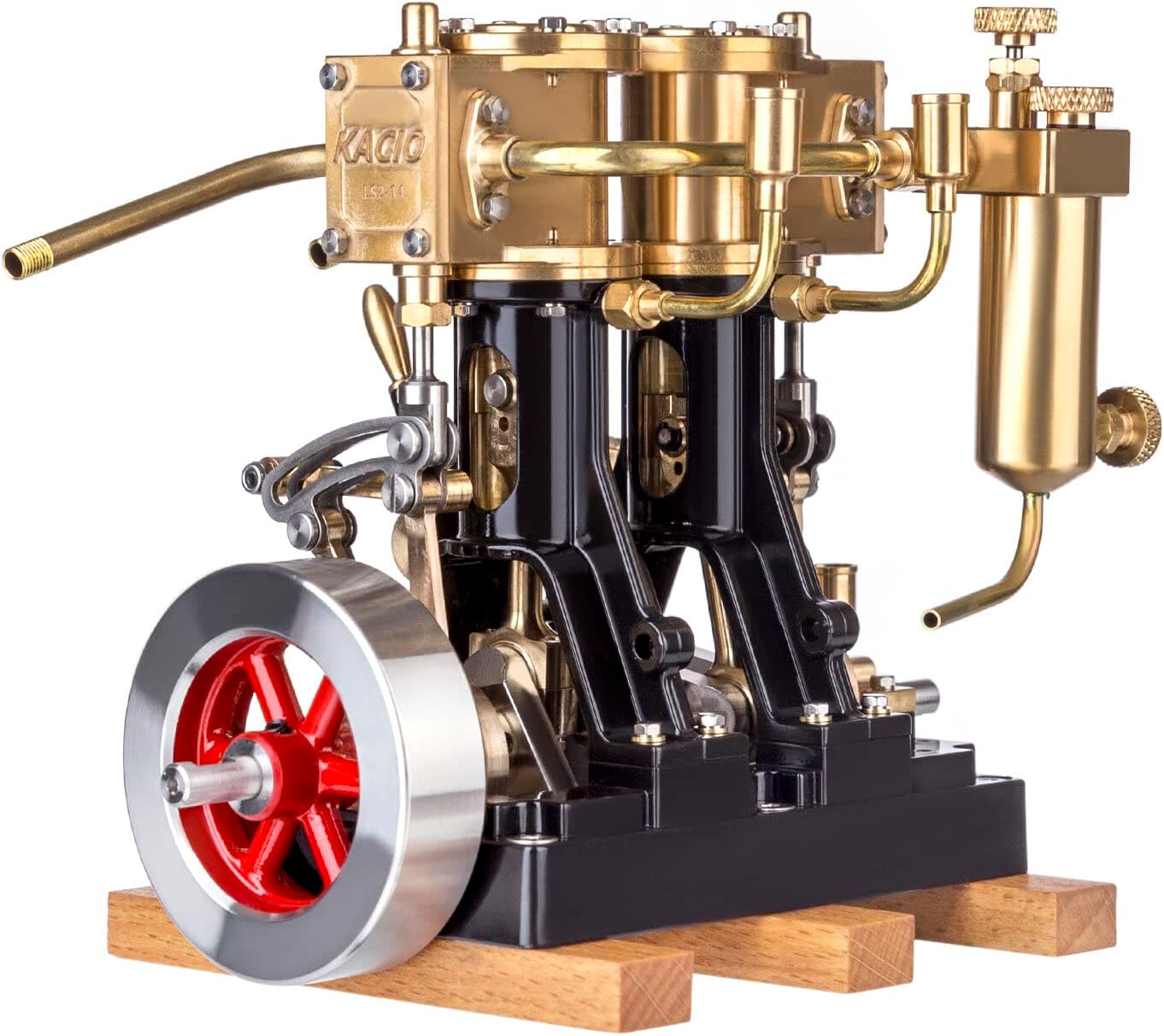 Amazon.com: LACOS Full Metal Engine Model Kit That Works, KACIO LS2-14 ...