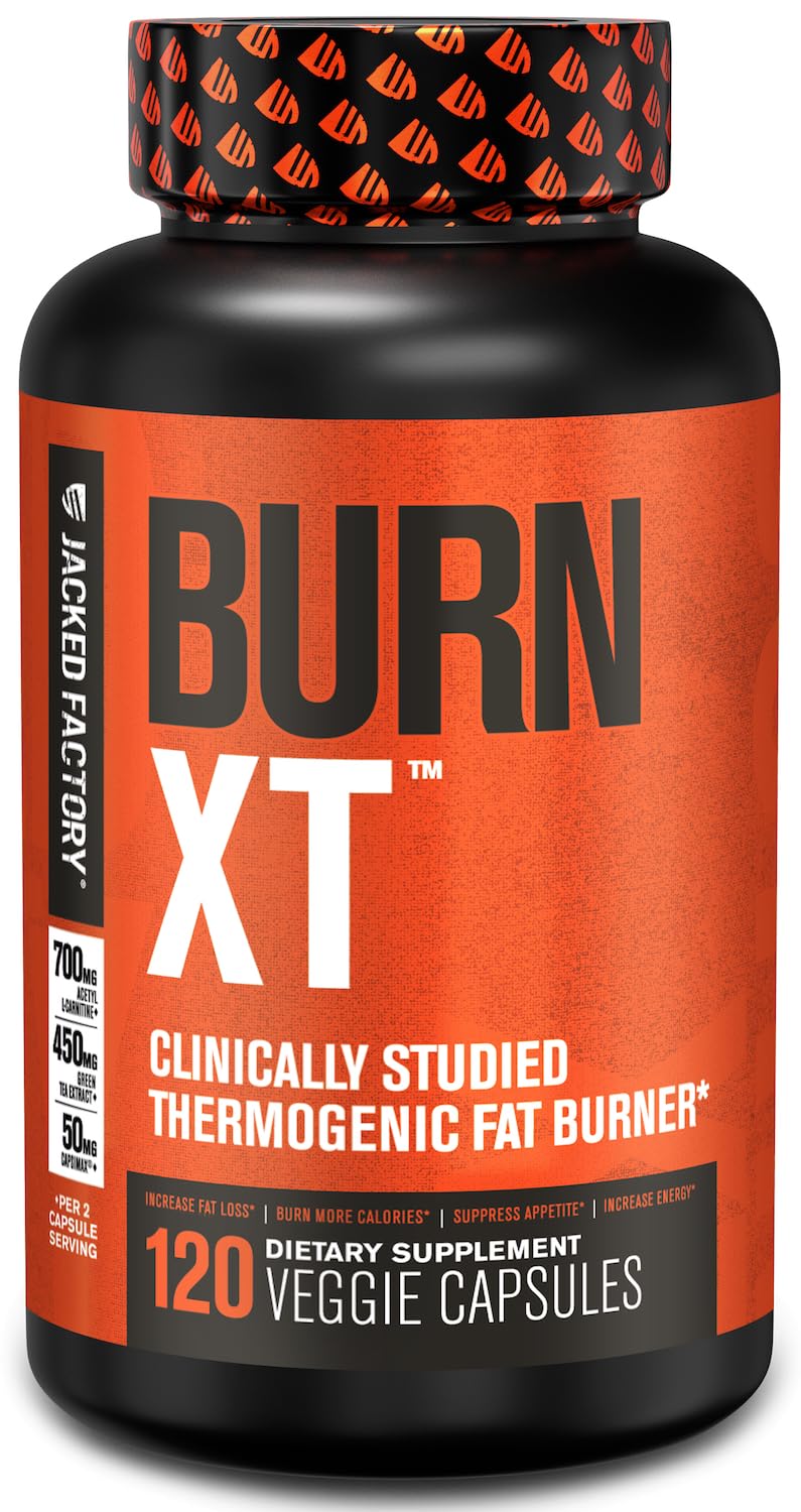 Amazon.com: Jacked Factory Burn-XT Clinically Studied Fat Burner ...