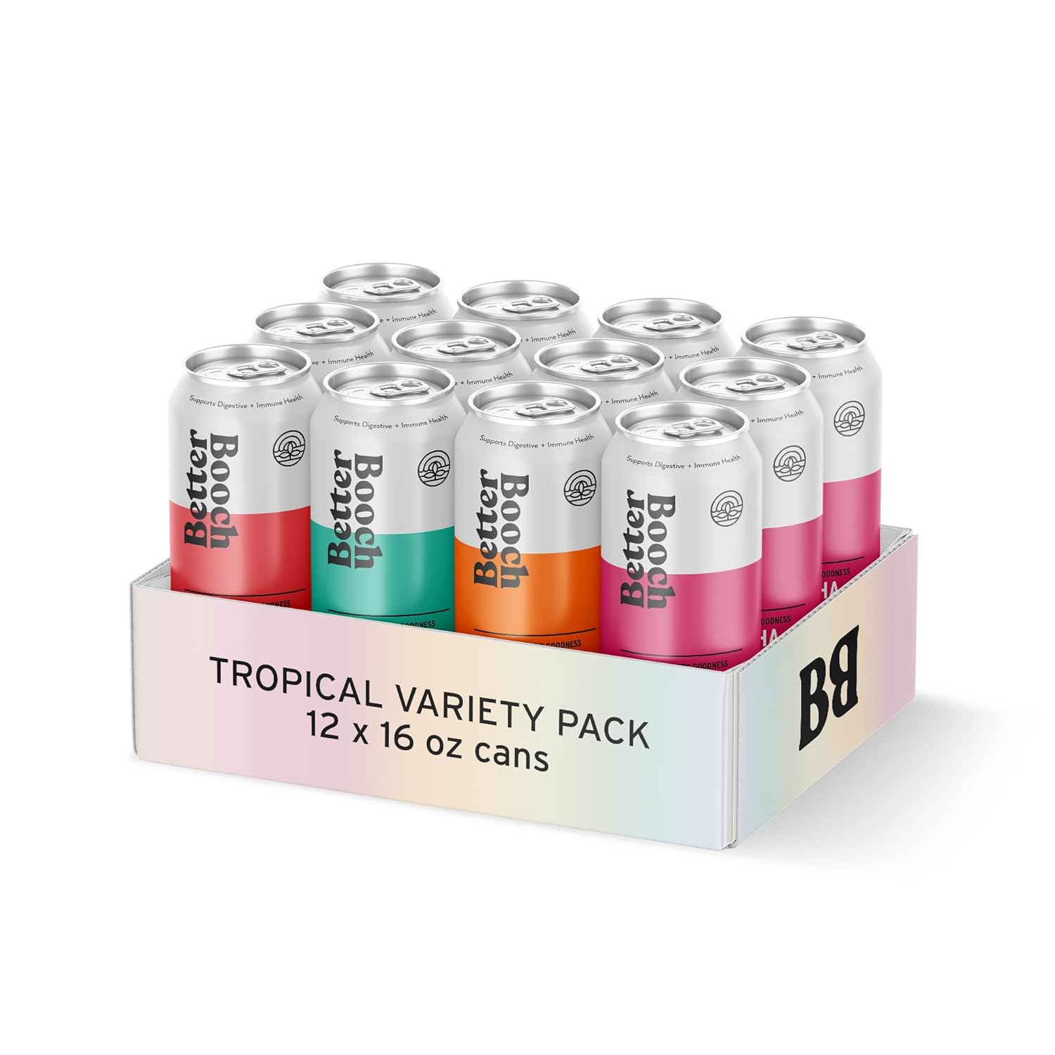 Better Booch Kombucha orgánica – Té espumoso crudo rico en probióticos ...