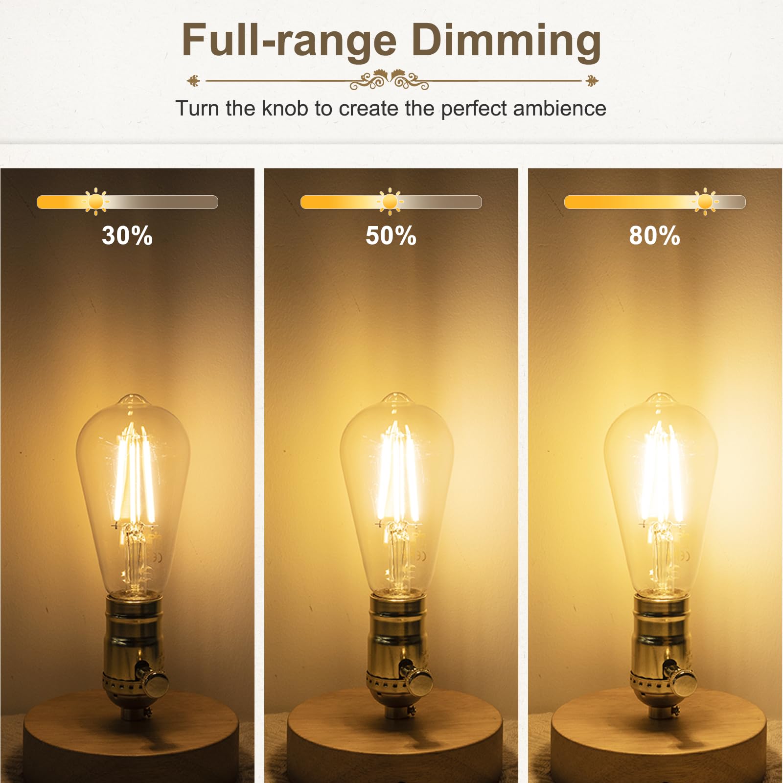 Snapklik.com : UL Listed Full Range Dimmer Lamp Socket Replacement ...