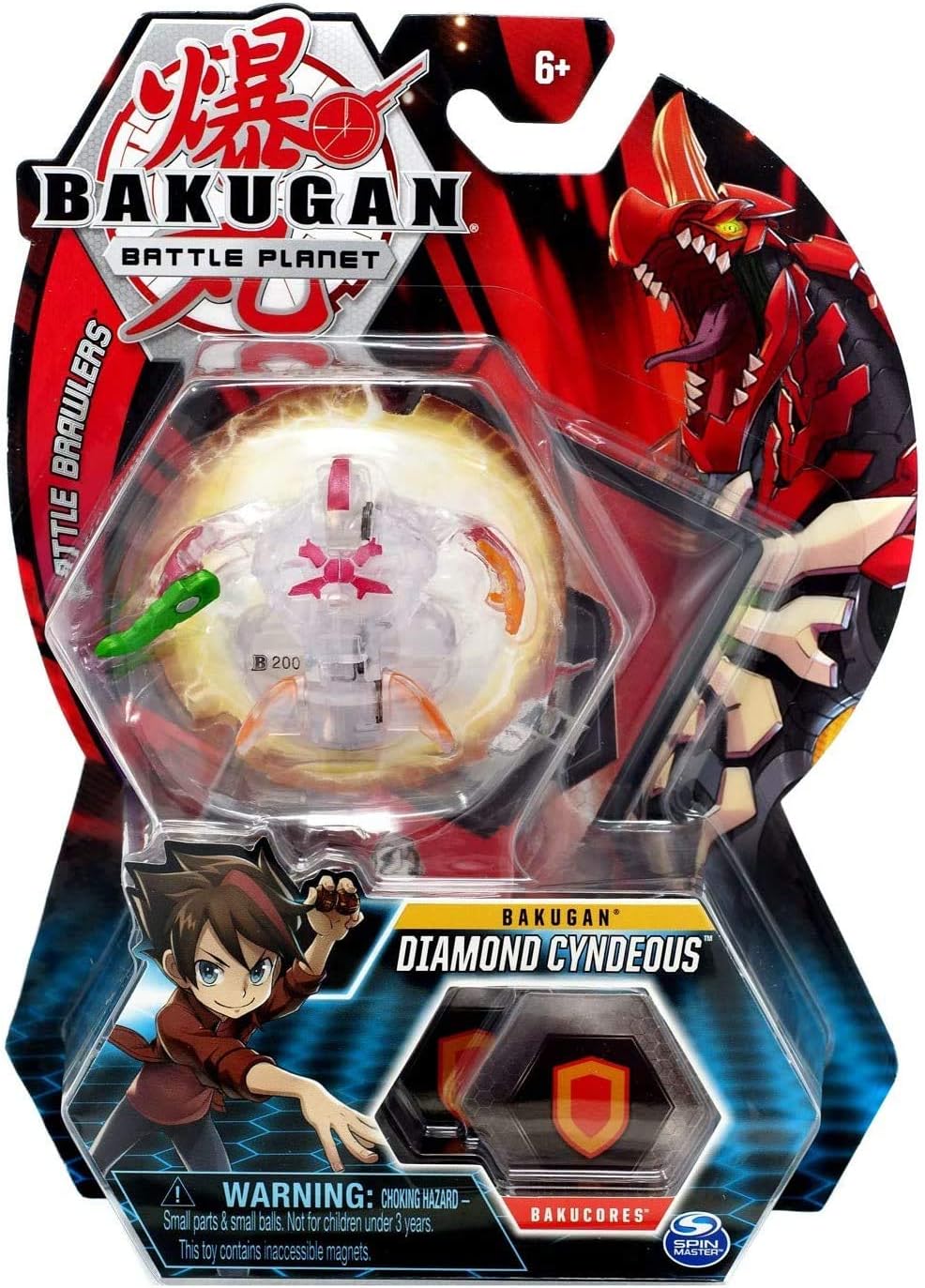 Amazon.com: Bakugan, Diamond Cyndeous, 2-inch Tall Collectible ...