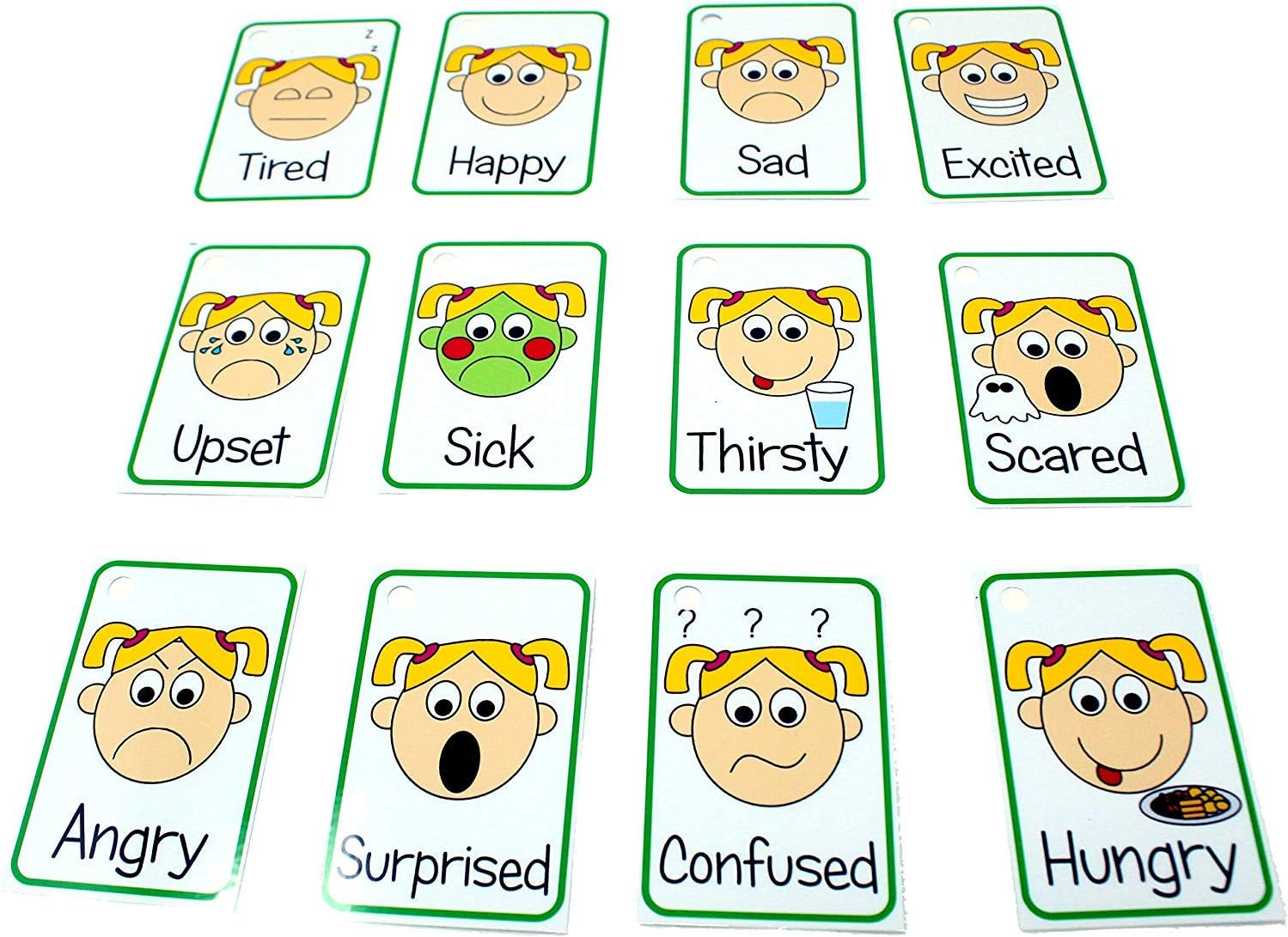 kids2learn Feelings and Emotions Flash Cards for Boys Girls – ASD ...
