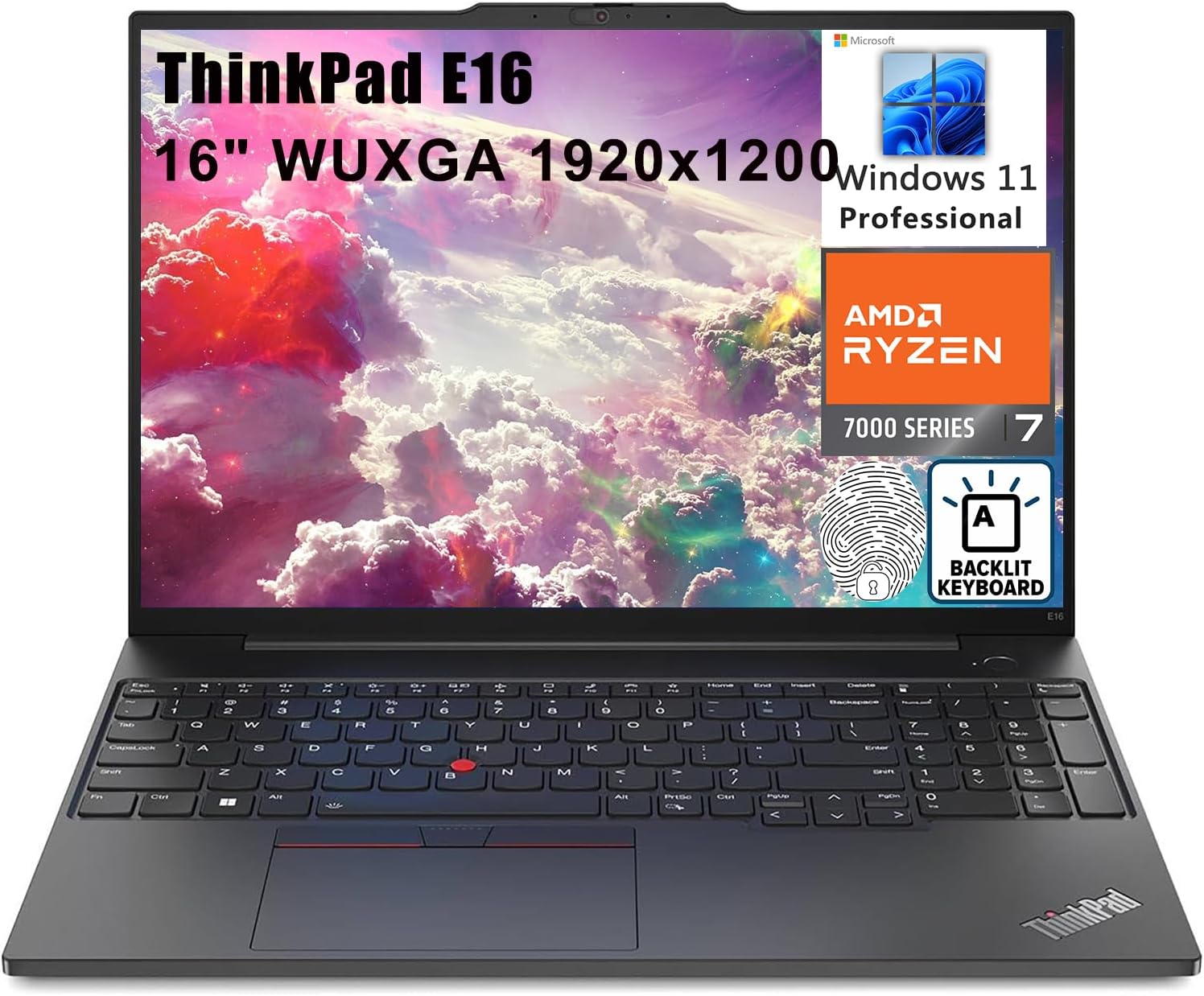 Amazon.com: LENOVO ThinkPad E16 Gen 1 Business Laptop, 16" FHD+ Display ...