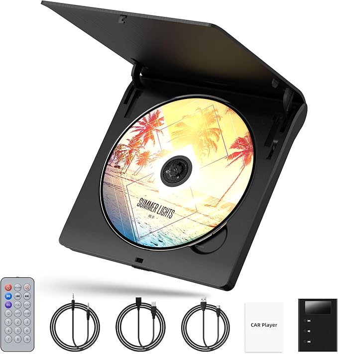 Amazon.com: External Portable CD Player for Car - Homlab Universal Car ...