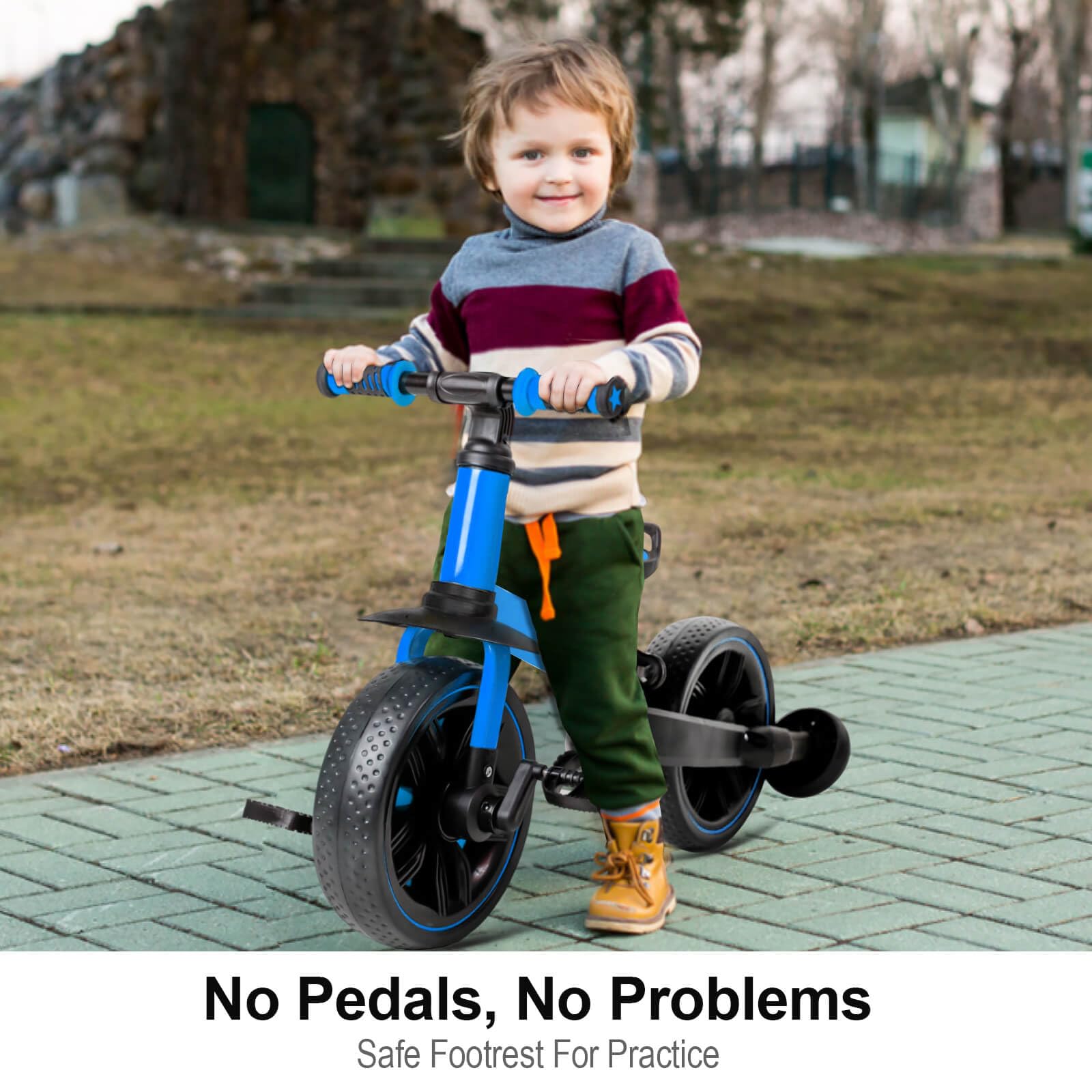 Flwrgirl Tricycle for Toddlers 1-3,Foldable Balance Bike 2 Year Old,4 in 1 Tricycle for Toddlers ...