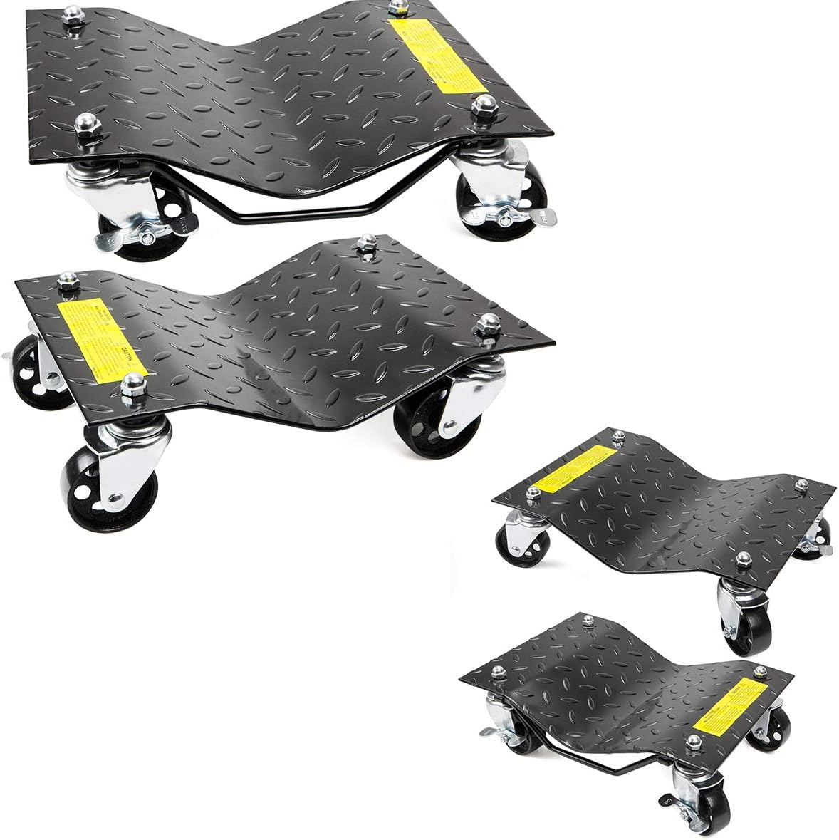 Amazon.com: XtremepowerUS 4-Tires Premium Skates Wheel Car Dolly Repair ...