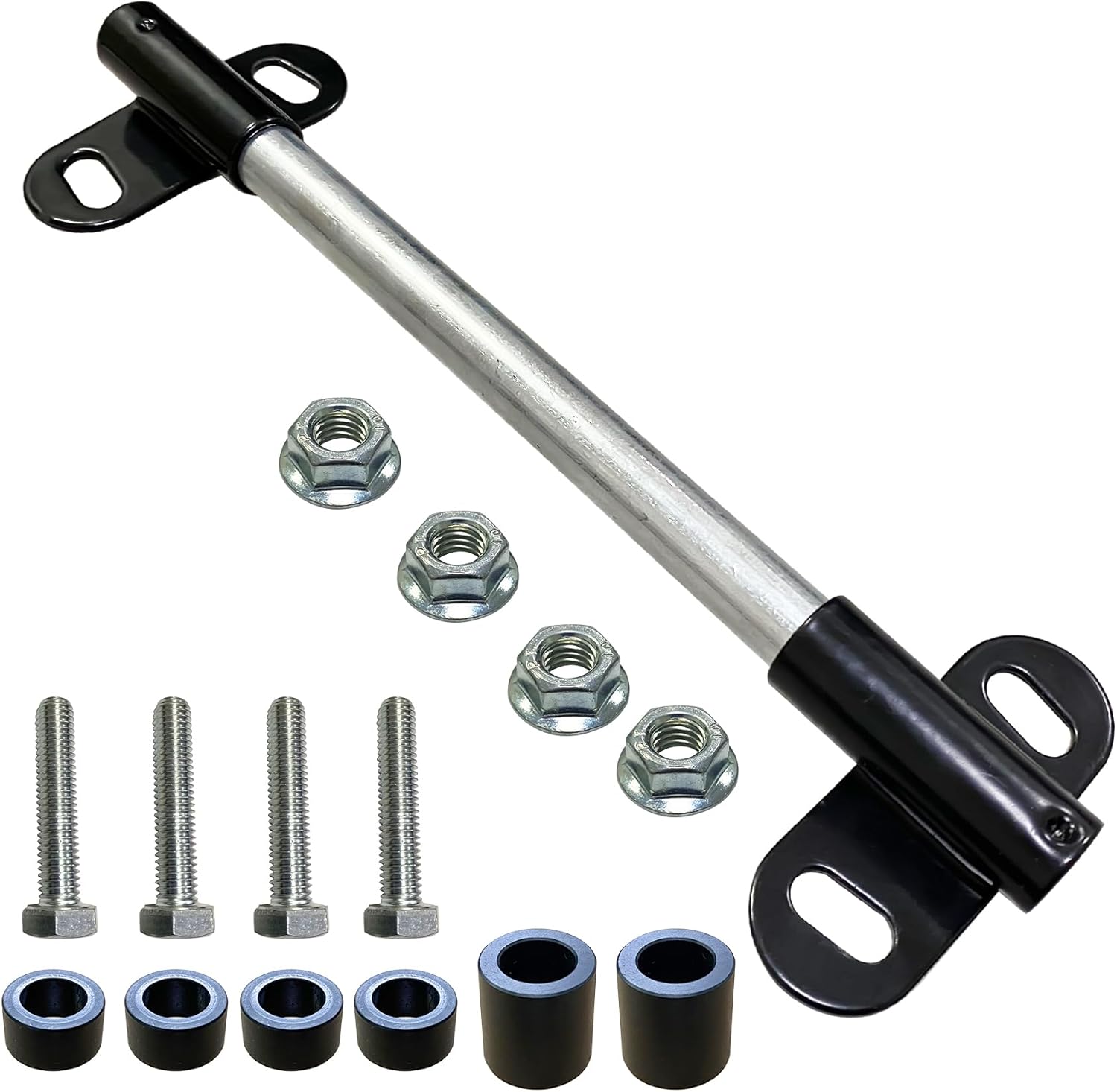Amazon.com: FUYEAR Heavy Duty Wheelbarrow Axle Bracket Kit Compatible ...