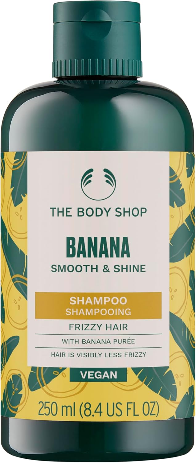 The Body Shop Banana Truly Nourishing Shampoo | Frizz Control for Dry ...