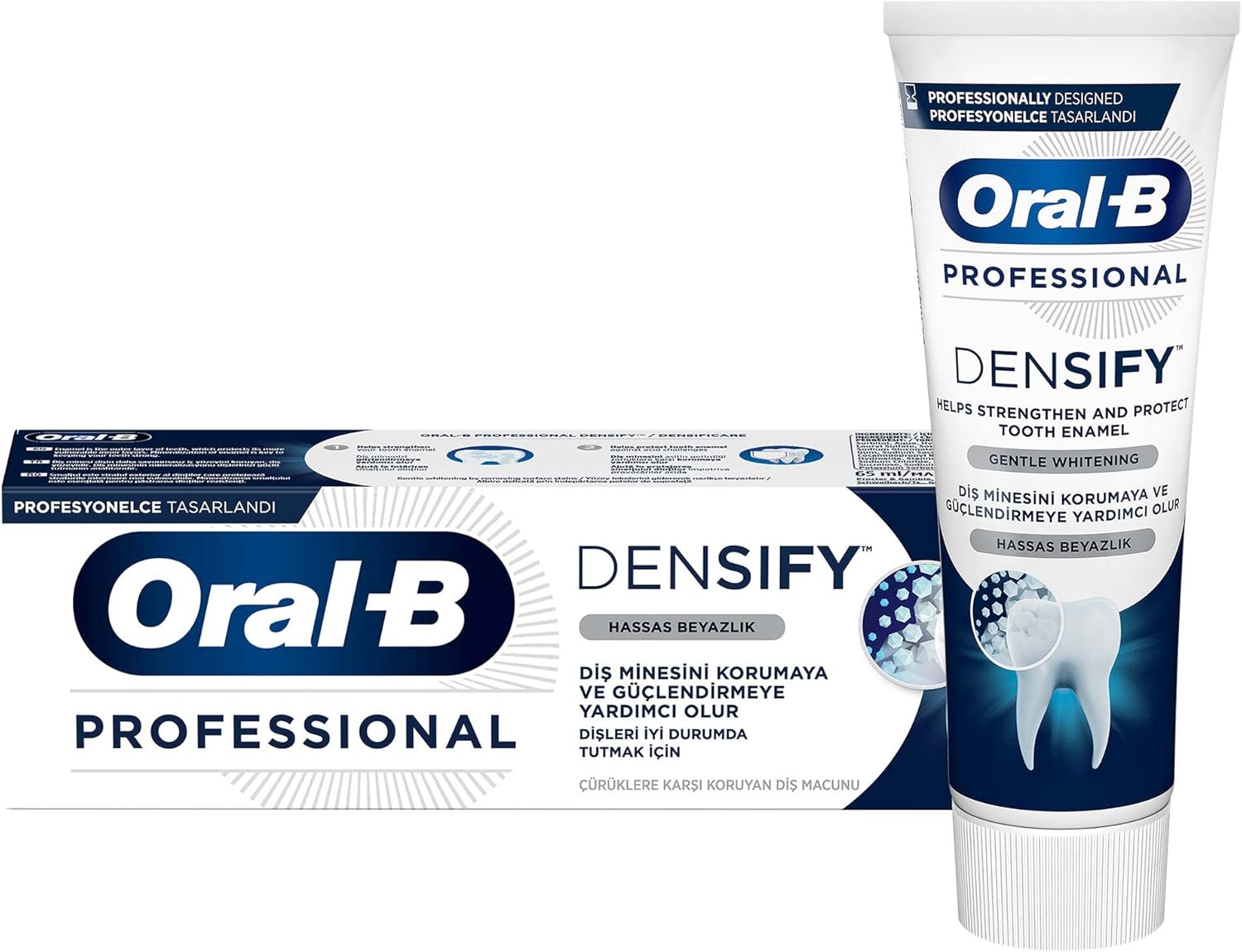 Oral-B Professional Densify Hassas Beyazlık Diş Macunu 65ml : Amazon.com.tr: Sağlık ve Bakım