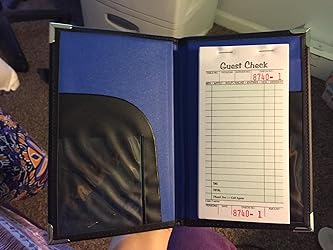 Amazon.com: Server Book for Waitress | Waitress book that fits in ...