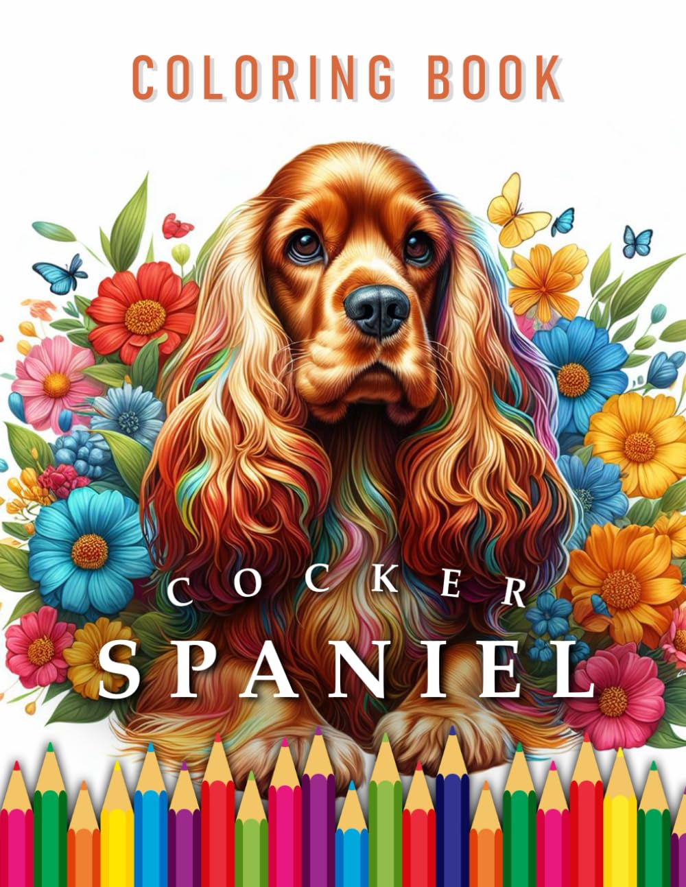 Amazon.com: Cocker Spaniel | Coloring Book: For Adults & Children: The ...