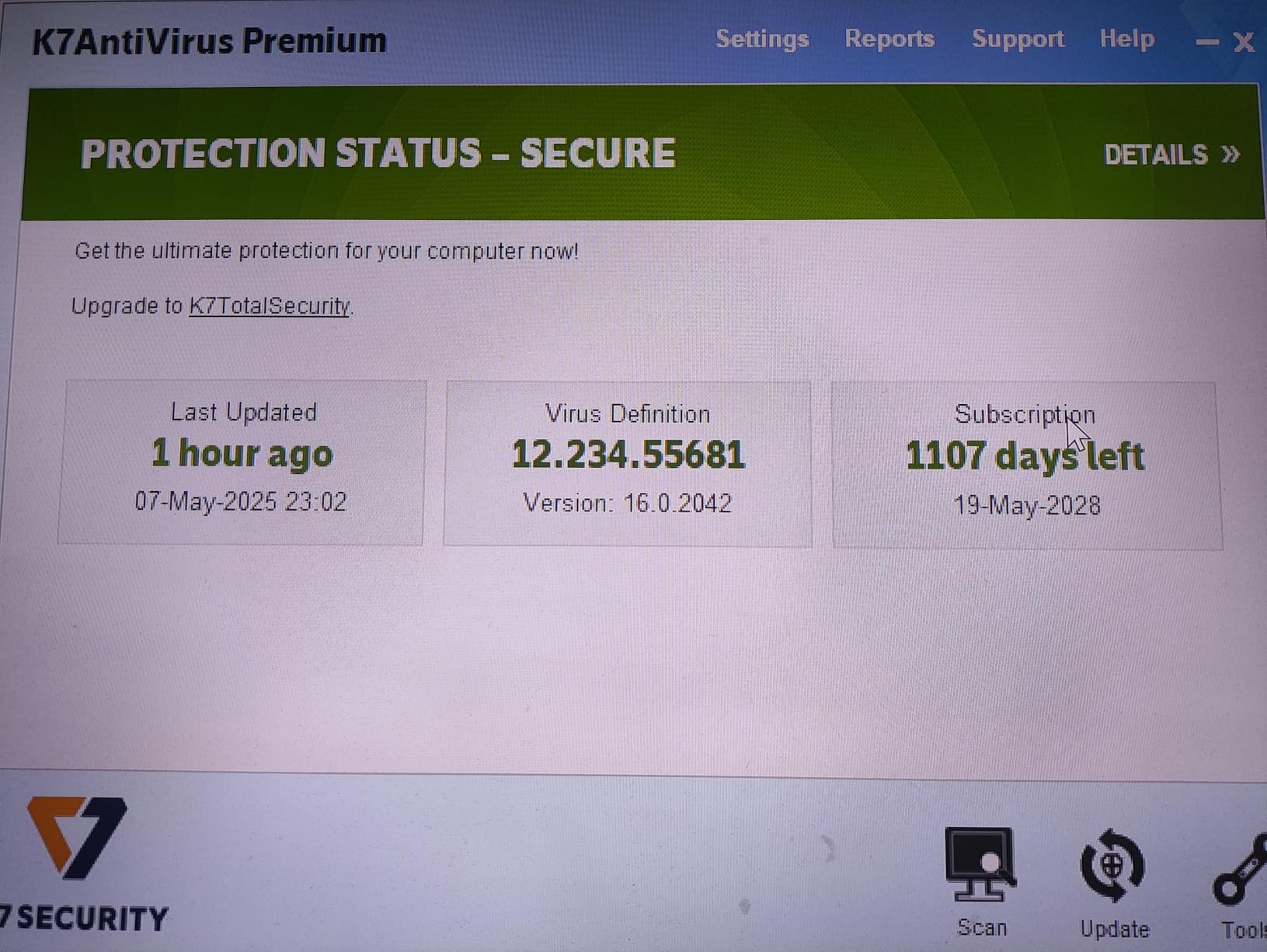 K7 Security K7 Antivirus Premium 1 Device 3 Years, Powered By MAT ...