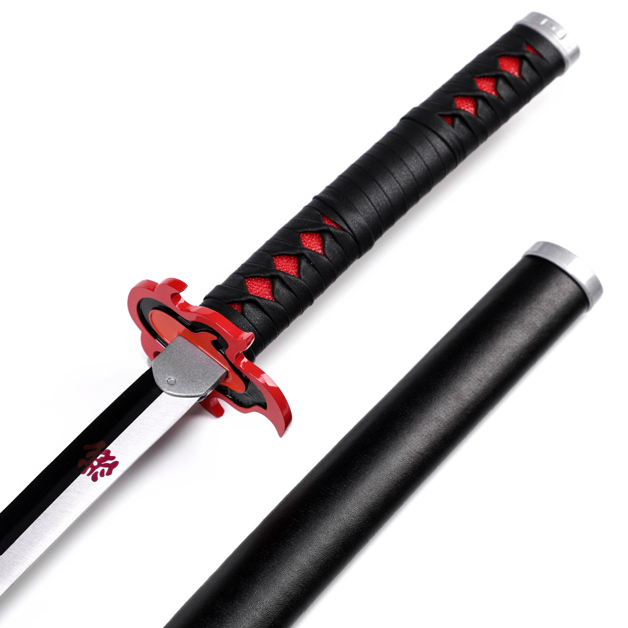 Hejiu 40" Cosplay Anime Swords Handmade Katana, Demon Slayer Sword ...