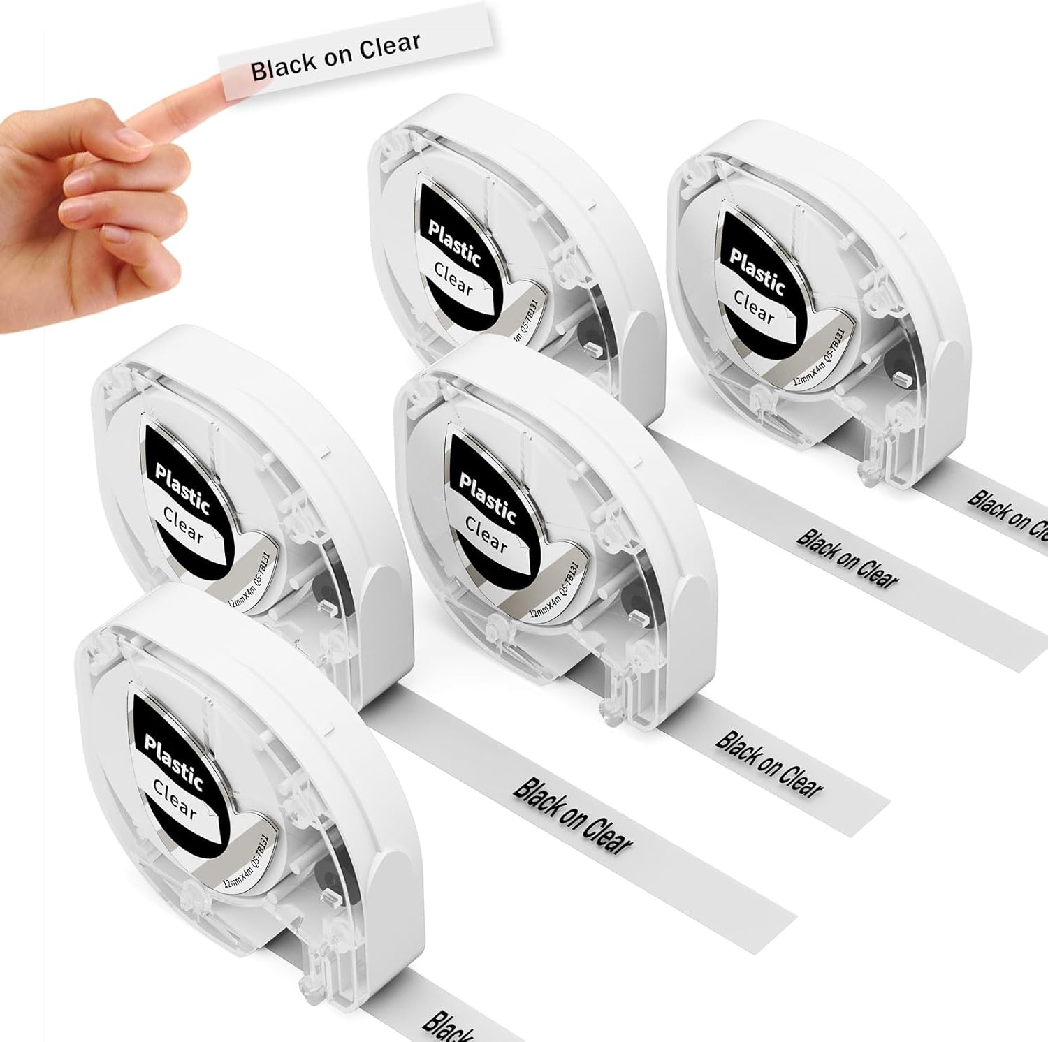 Amazon.com: Phomemo P12 Label Maker Clear Tape, Compatible with Phomemo ...