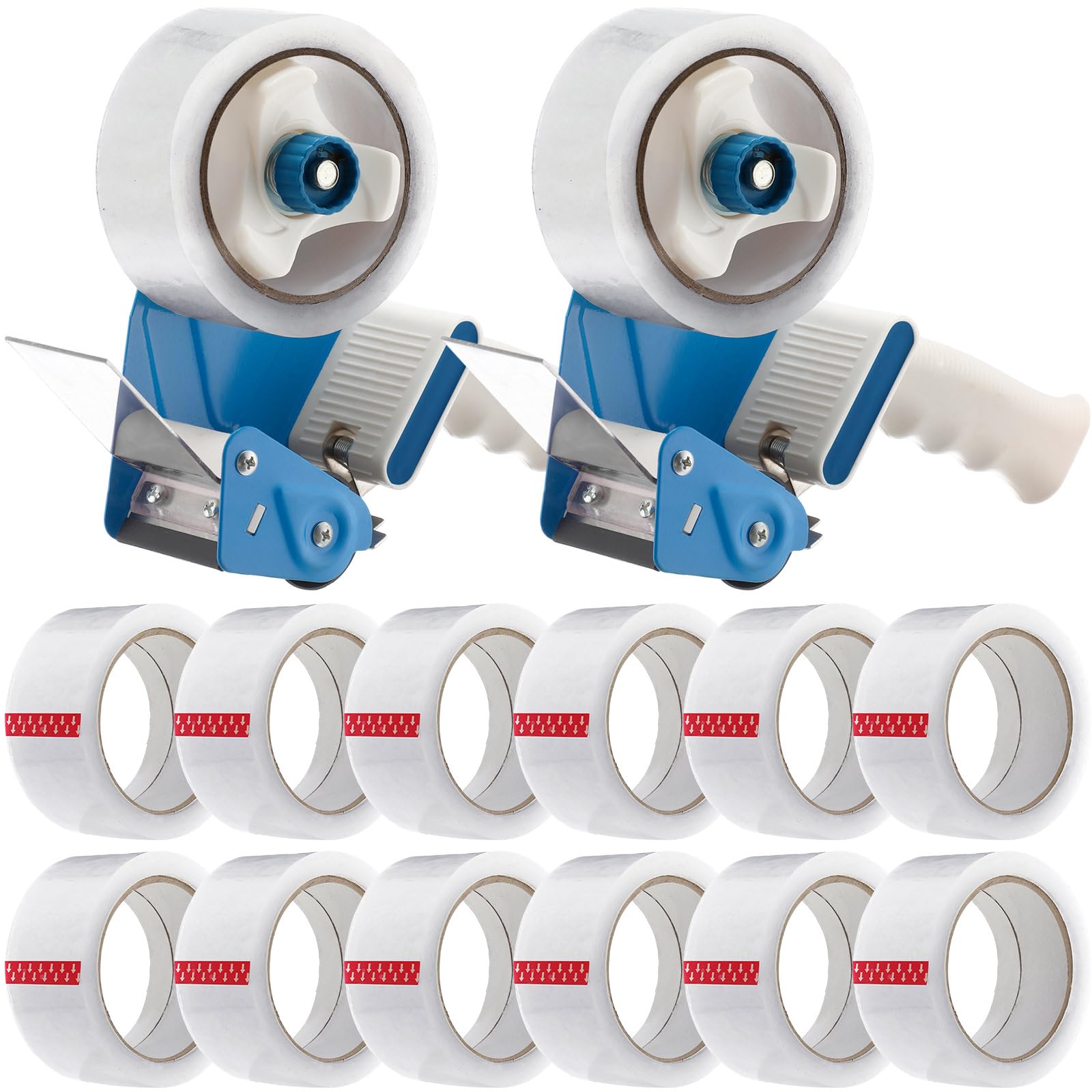 Amazon.com : Dunzoom 2 Pack Packing Tape Dispenser Gun with 12 Roll ...