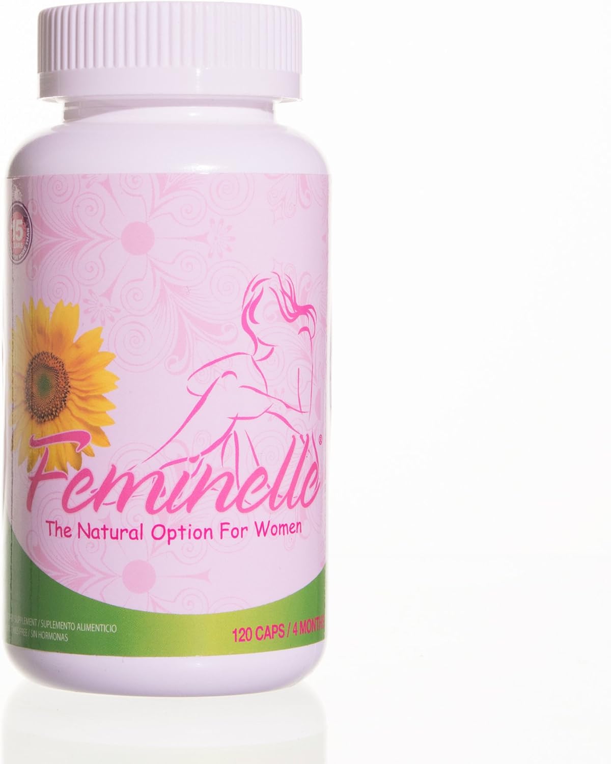 Amazon.com: Feminelle 2 PACK 240 capsules 4 month supply Natural ...