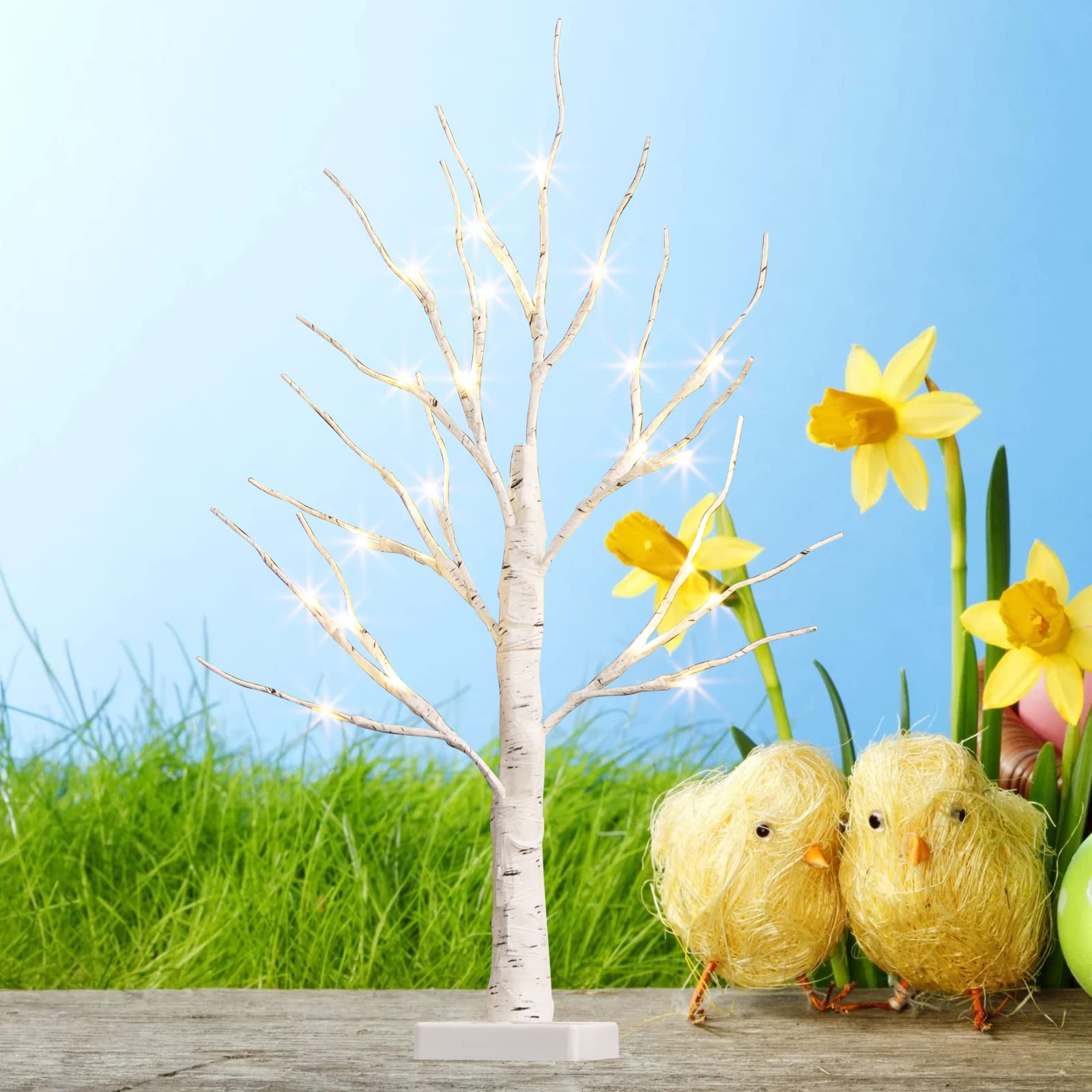 White Easter Egg Tree