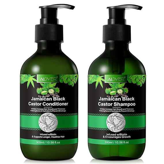 Amazon.com : Jamaican Black Castor Oil Shampoo and Conditioner Set ...