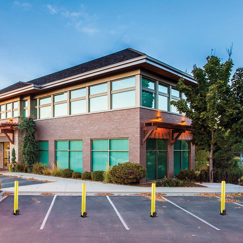 Buy OKLEAD Folding Parking Bollard Lock for Home Driveways Reserved ...